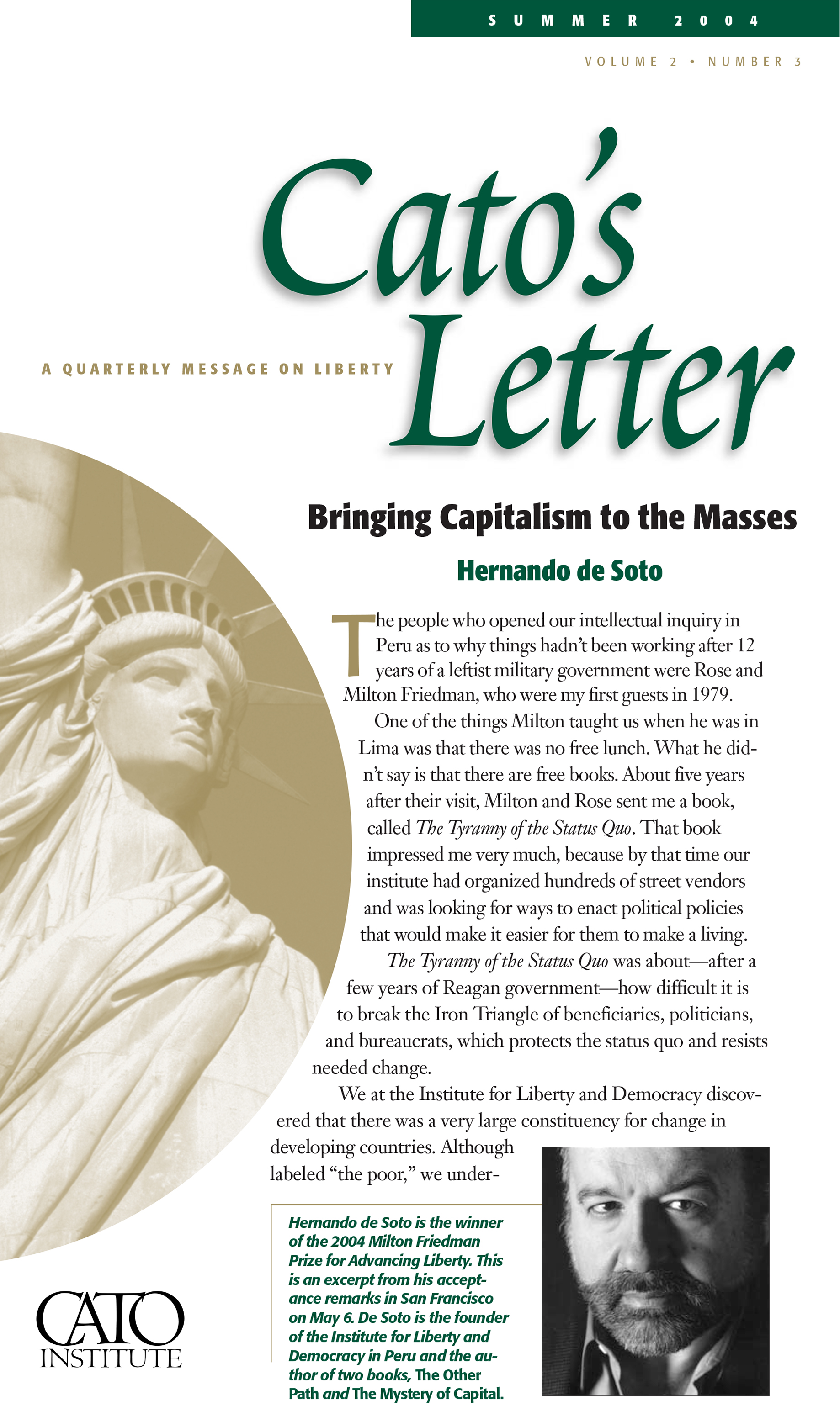 Cato’s Letter | Cato Institute
