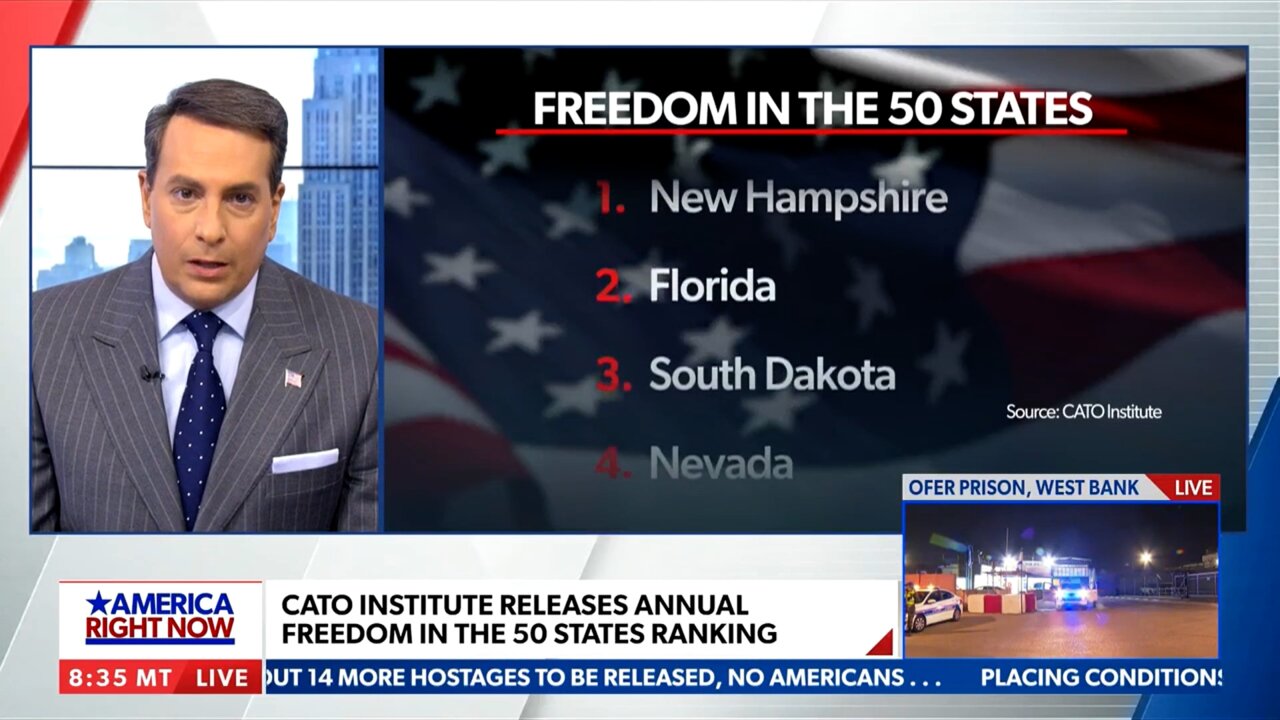 William Ruger discusses the Freedom in the 50 States report on Newsmax ...