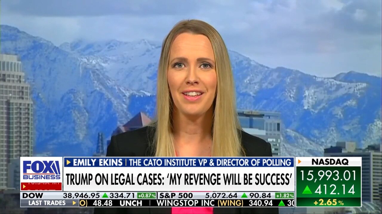 Emily Ekins discusses voter sentiment towards former President Trump in ...