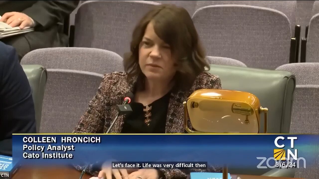 Colleen Hroncich testifies at the hearing, “HB 5101: An Act ...