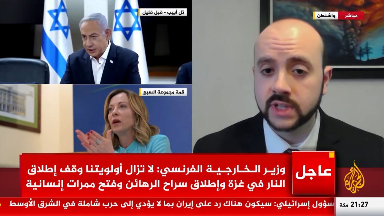 Jon Hoffman discusses Iran’s attack on Israel on Al Jazeera Arabic ...