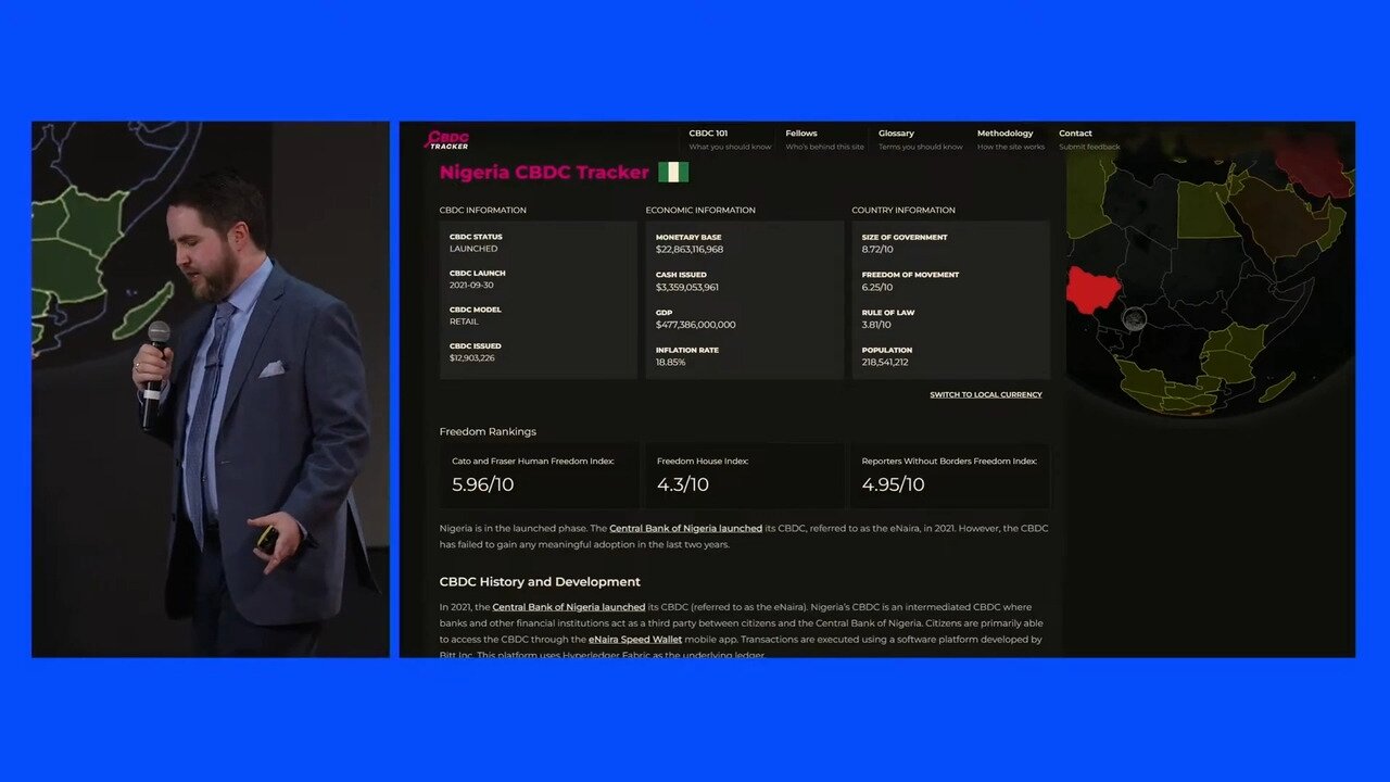 Nicholas Anthony participates in the event, “Oslo Freedom Forum ...