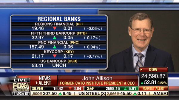 John A. Allison discusses scaling back Dodd-Frank on FBN’s Varney & Co ...