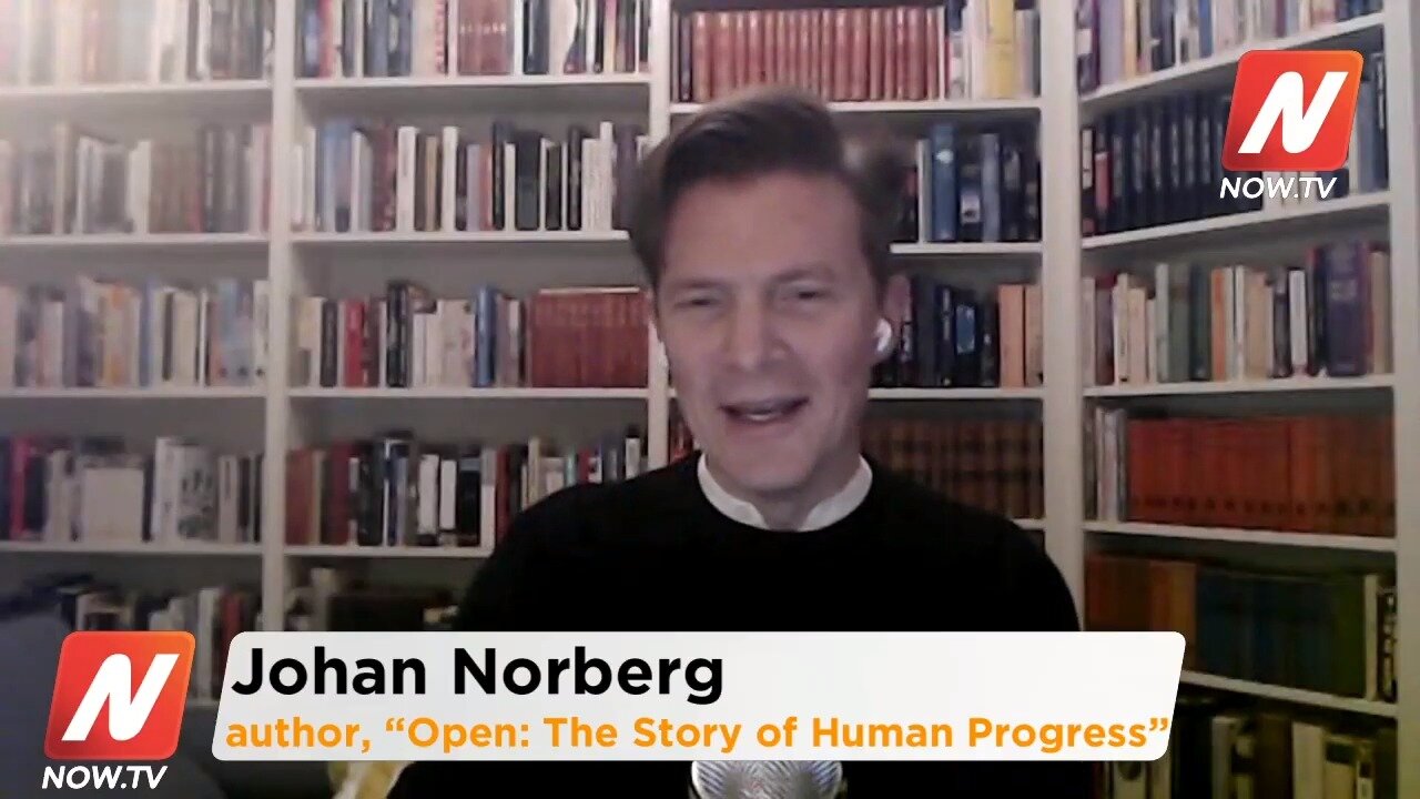 Johan Norberg discusses human progress on NOW.TV | Cato Institute