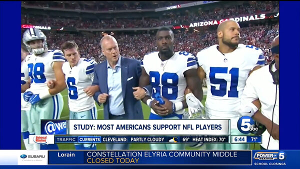 Emily Ekins's NFL survey is cited on WEWS ABC’s Good Morning Cleveland ...