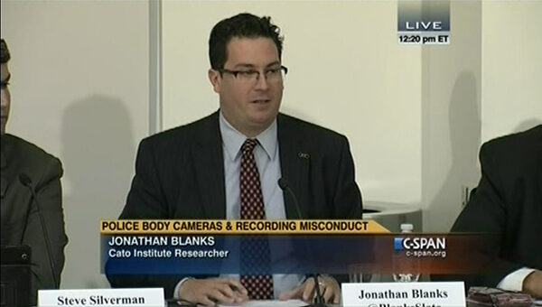 Jonathan Blanks is featured in the Cato Institute event, "Cops on ...