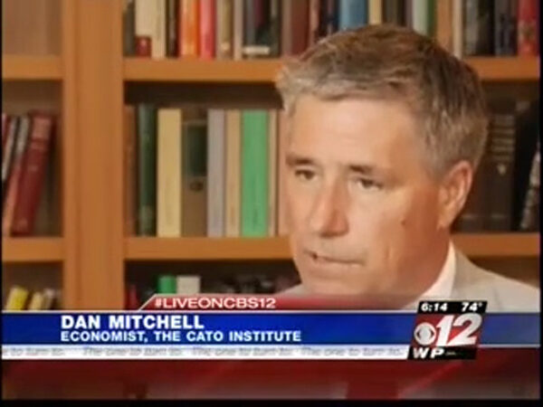 Daniel J. Mitchell discusses the national mileage tax on CBS WPEC 12 ...