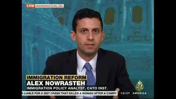 Alex Nowrasteh discusses the immigration bill on Al-Jazeera America ...