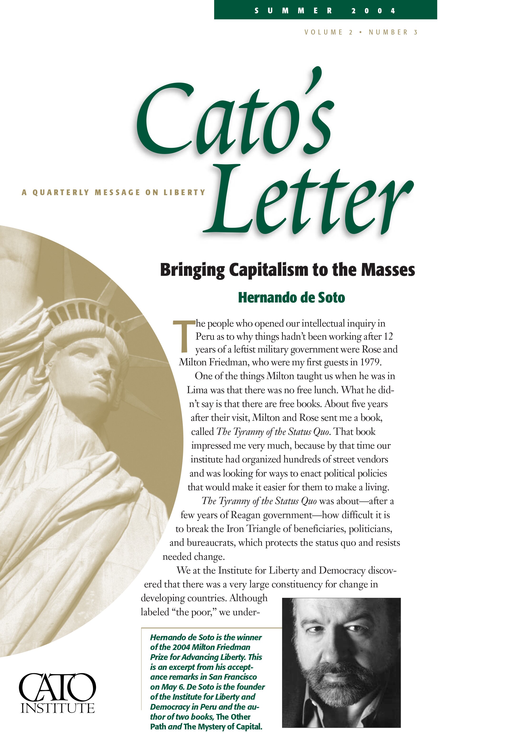 Cato's Letter - Selected Classics | Cato Institute