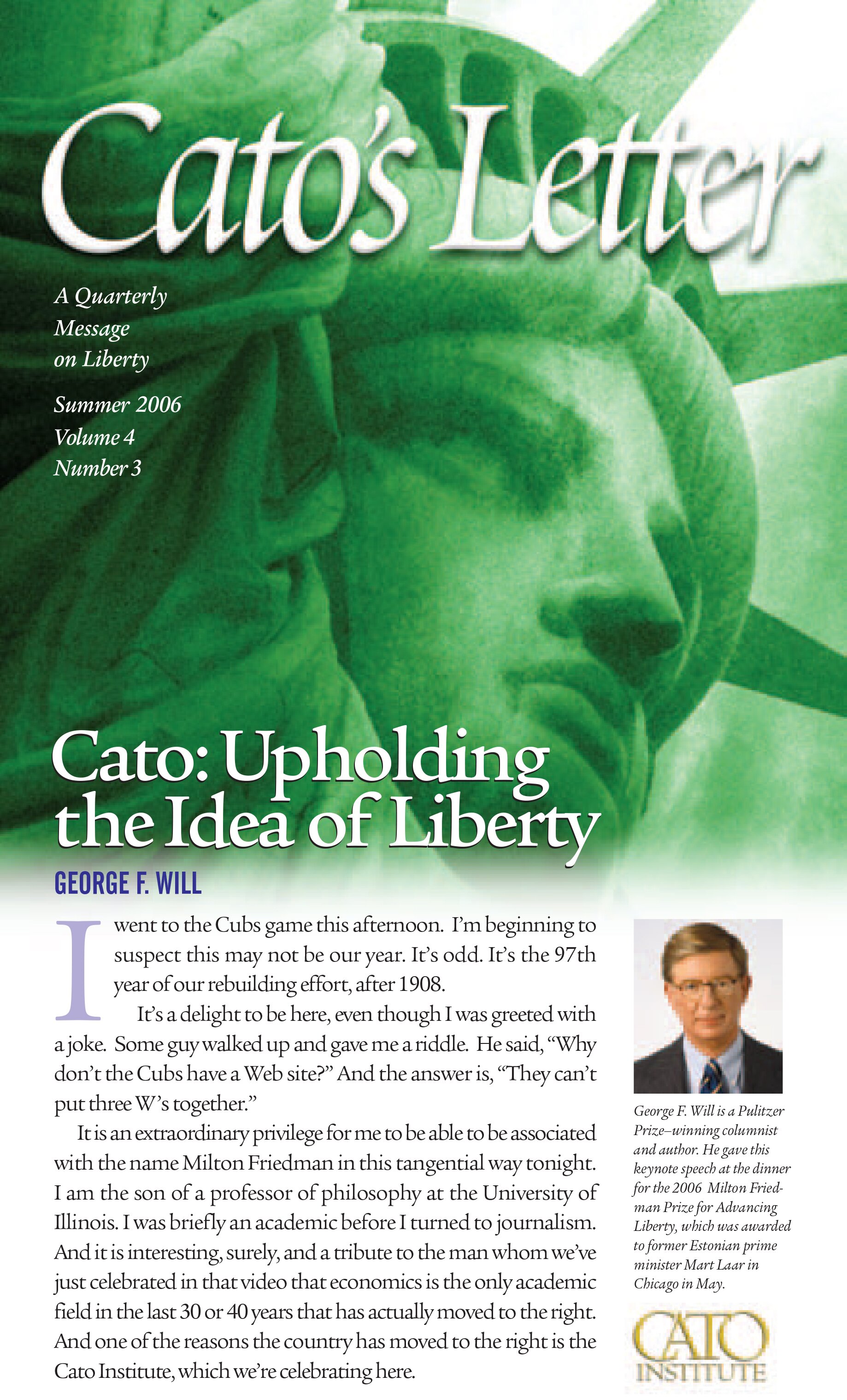 Cato's Letter - Selected Classics | Cato Institute