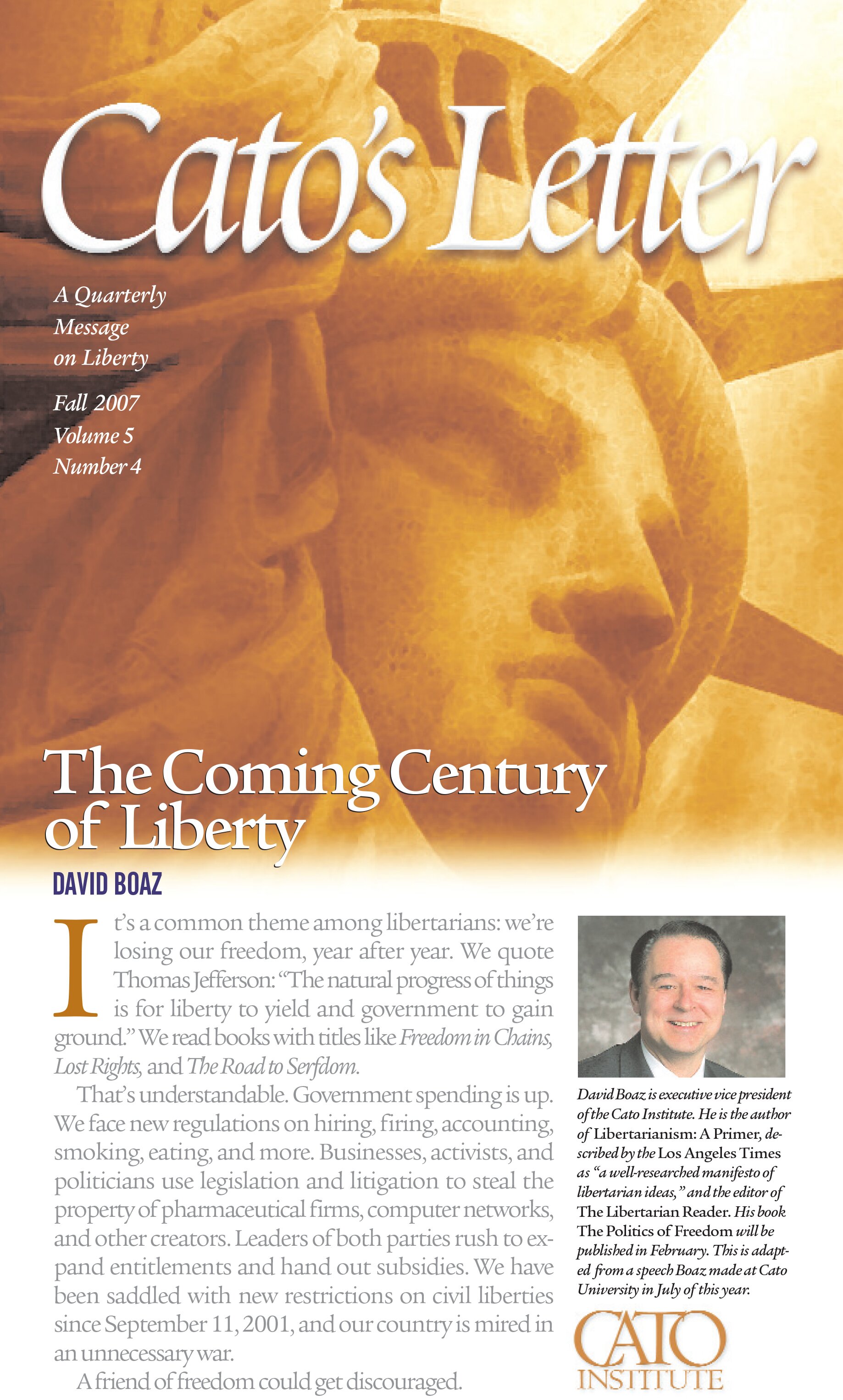 Cato's Letter - Selected Classics | Cato Institute