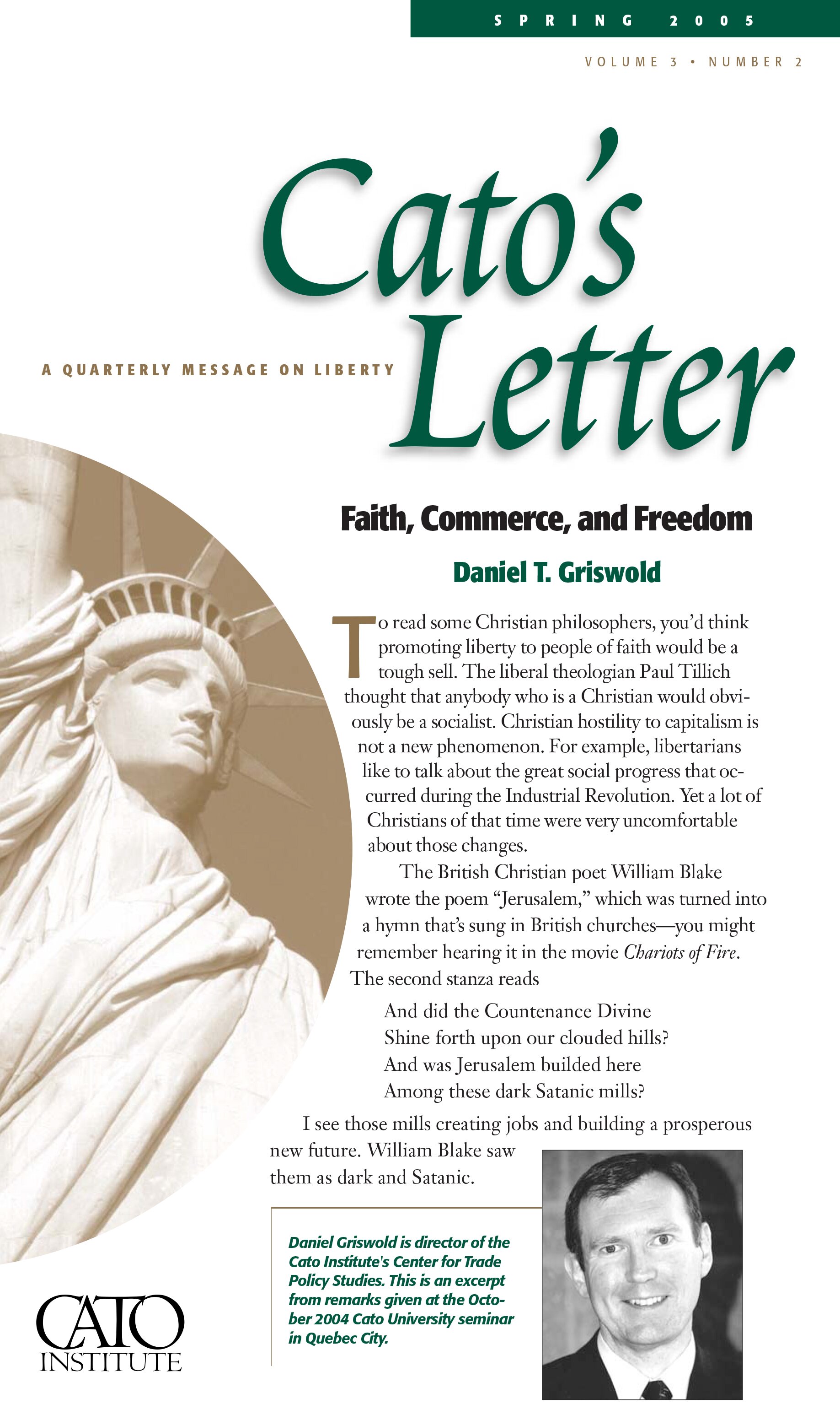 Cato’s Letter | Cato Institute