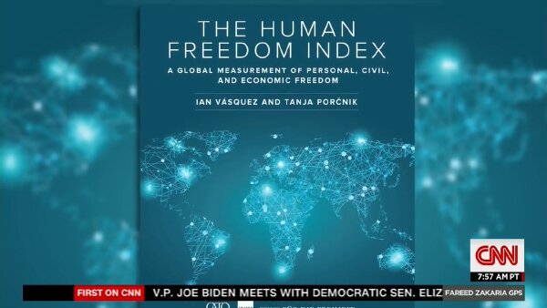 The Human Freedom Index ranking of the U.S. is discussed on CNN's ...