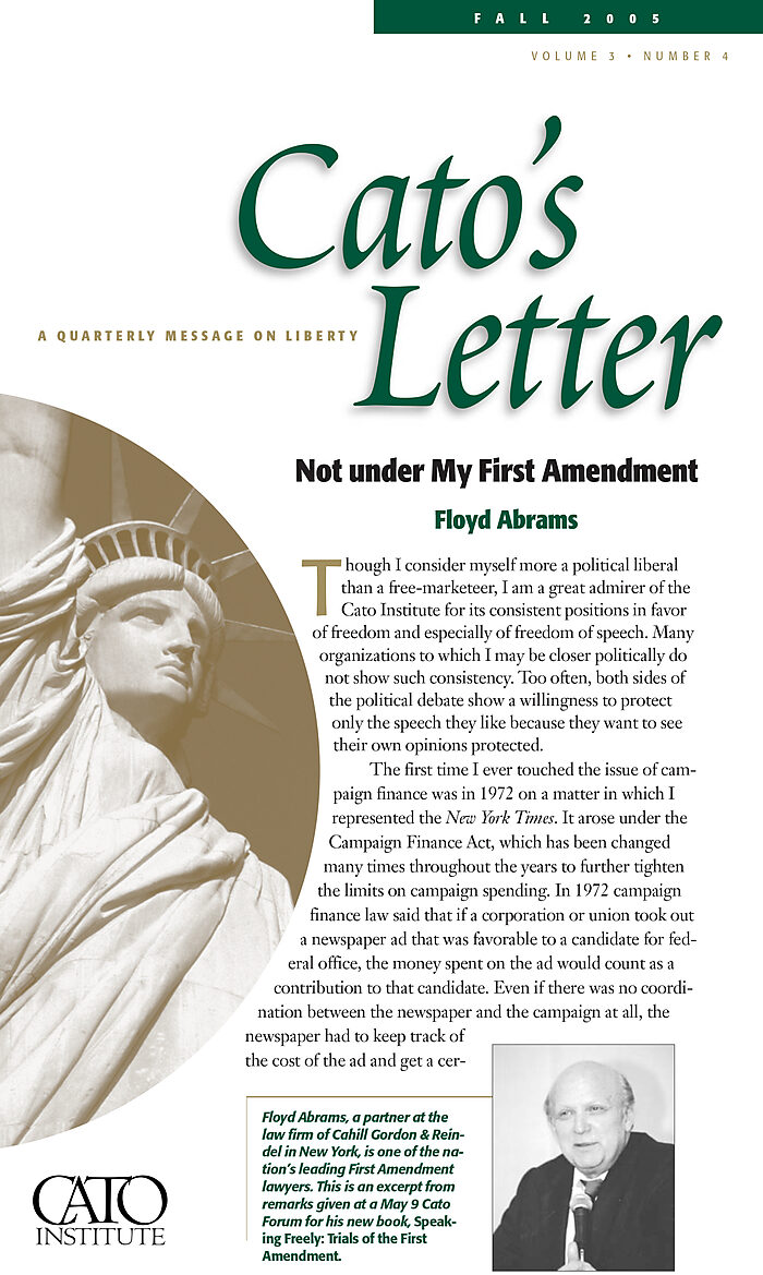 Cato’s Letter | Cato Institute