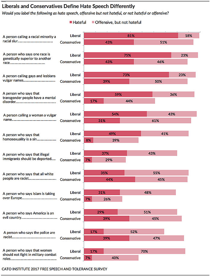 82% Say It’s Hard to Ban Hate Speech Because People Can’t Agree What ...