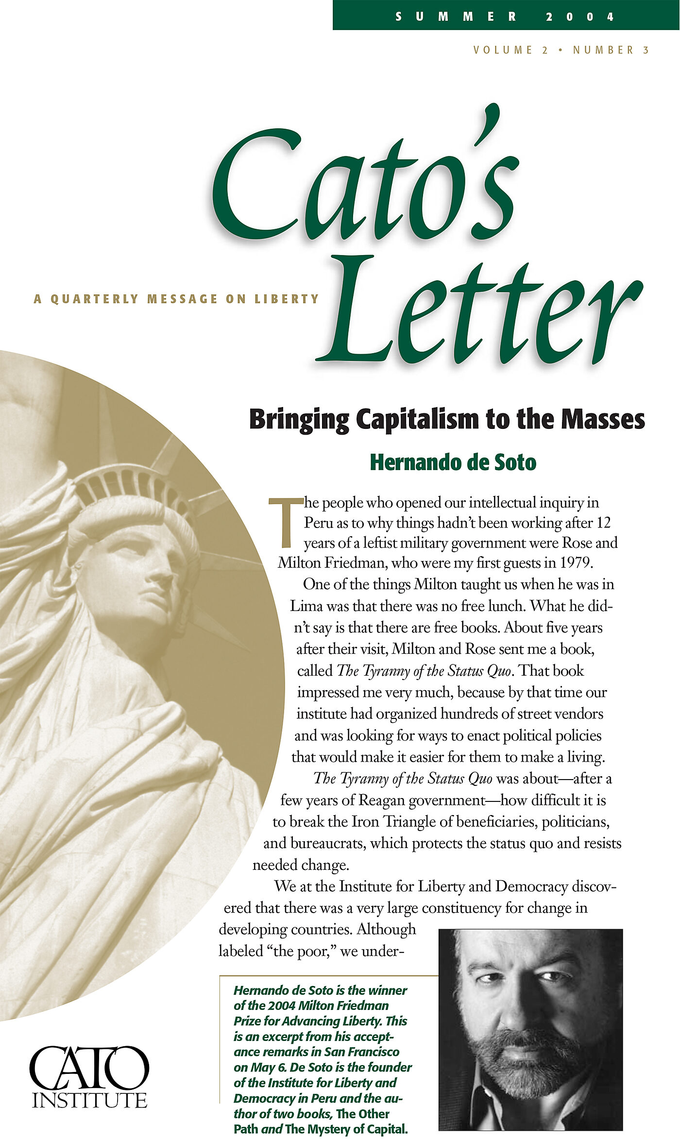 Cato’s Letter | Cato Institute