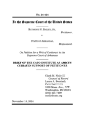 Bailey v. Arkansas | Cato Institute
