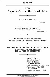 Harrison v. United States | Cato Institute