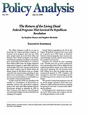 The Return of the Living Dead: Federal Programs That Survived the ...